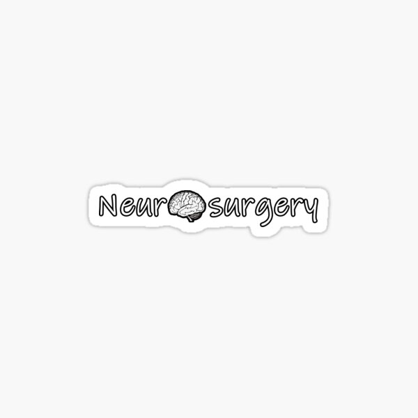 "Love Neurosurgery Design" Sticker for Sale by R3AL-D3SIGN | Redbubble