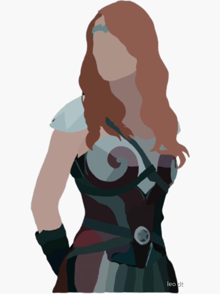 "Faceless Queen Maveve" Sticker by cats321654 | Redbubble