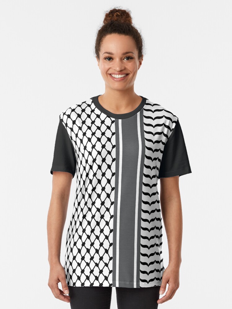 "Palestinian keffiyeh" Graphic T-Shirt for Sale by Mohamed Gafar Omer ...