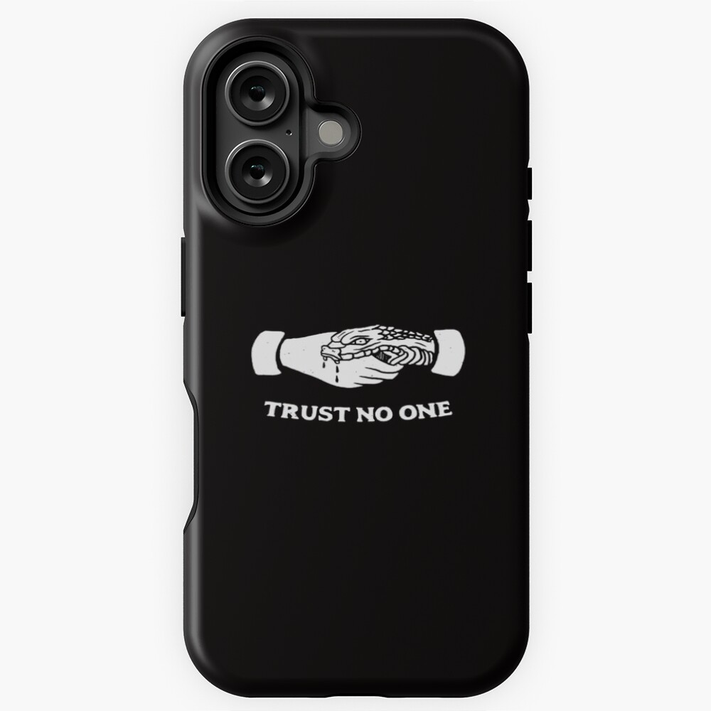 "Trust nobody" Sticker by Teixeira224 | Redbubble