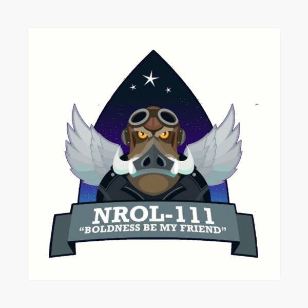 "NROL 111 Mission Logo" Art Print for Sale by Spacestuffplus | Redbubble