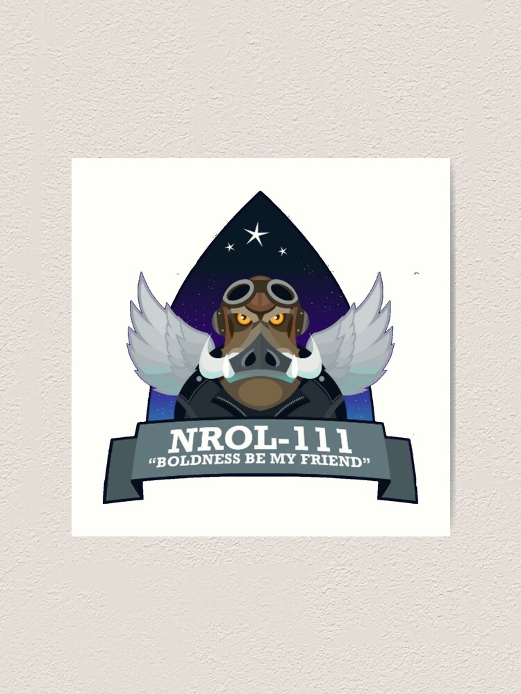 "NROL 111 Mission Logo" Art Print for Sale by Spacestuffplus | Redbubble