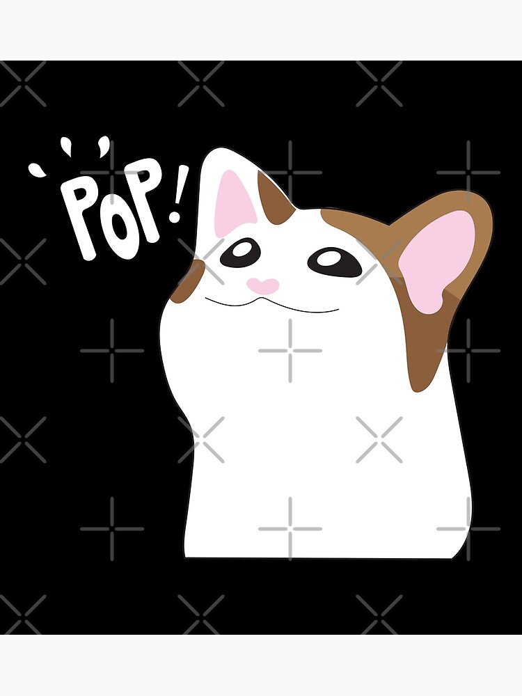 "POP CAT" Poster by yellow-point | Redbubble