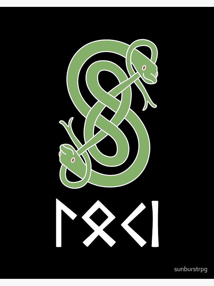 Norse Symbols For Loki HAQUIL Loki Necklace, Viking Loki Symbol