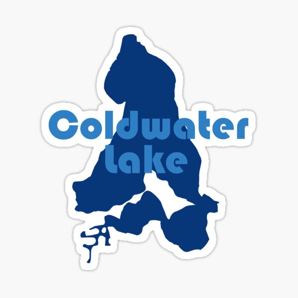 "Coldwater Lake, Michigan " Sticker for Sale by Awake88 | Redbubble