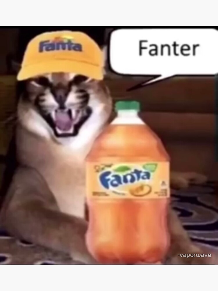 "fanter floppa" Sticker for Sale by -vaporwave | Redbubble