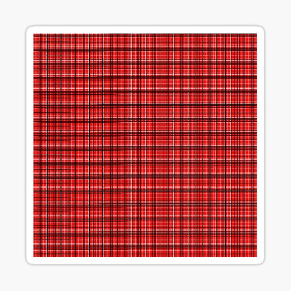 "Infinite Geometric Pattern of lines in red color " Sticker for Sale by ...