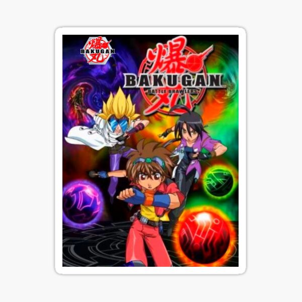 "Bakugan " Sticker for Sale by Creations7 | Redbubble