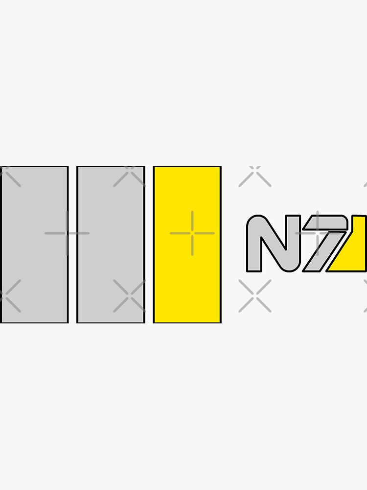 "N7 symbol" Sticker for Sale by b-sure | Redbubble
