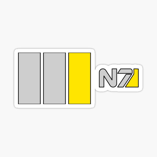 "N7 symbol" Sticker for Sale by b-sure | Redbubble