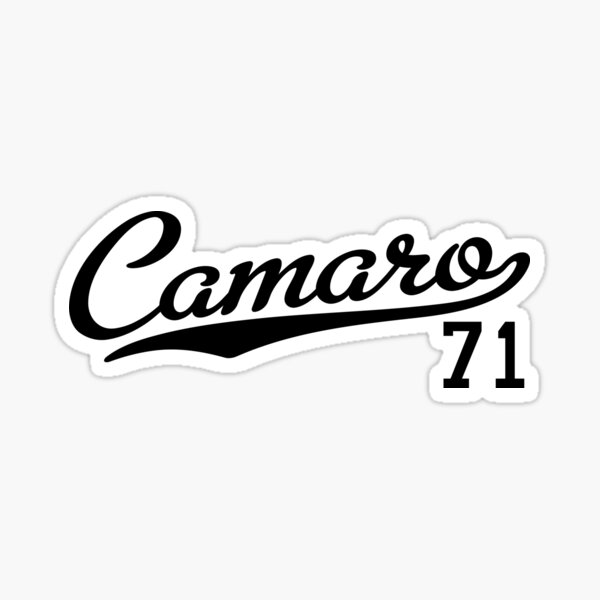 "Camaro 71 Tail script 1971 Graphic T-shirt. Sweatshirts, Hoodie, T ...