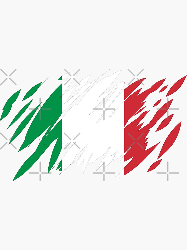 "Ripped Italy Flag" Sticker for Sale by TwistedEarth | Redbubble