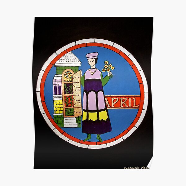 "Medieval month of April" Poster by Shulie1 | Redbubble