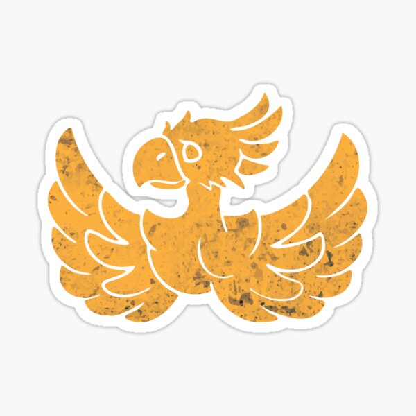 "Chocobo Logo" Sticker for Sale by AntErrickson | Redbubble