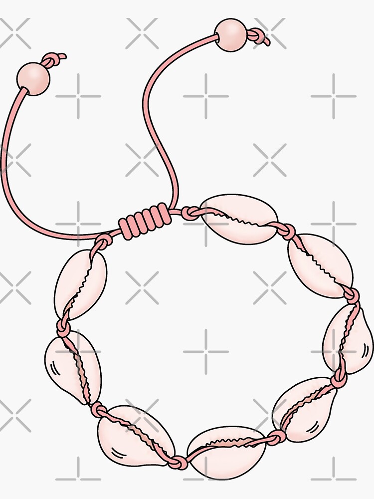 "Pink Cowrie" Sticker for Sale by stickerspickers | Redbubble