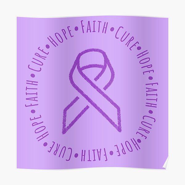 "Hope Faith Cure IBD Awareness " Poster by CaitlynConnor | Redbubble