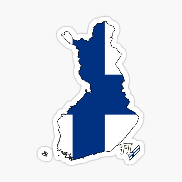 "Finland" Sticker for Sale by misterfake | Redbubble