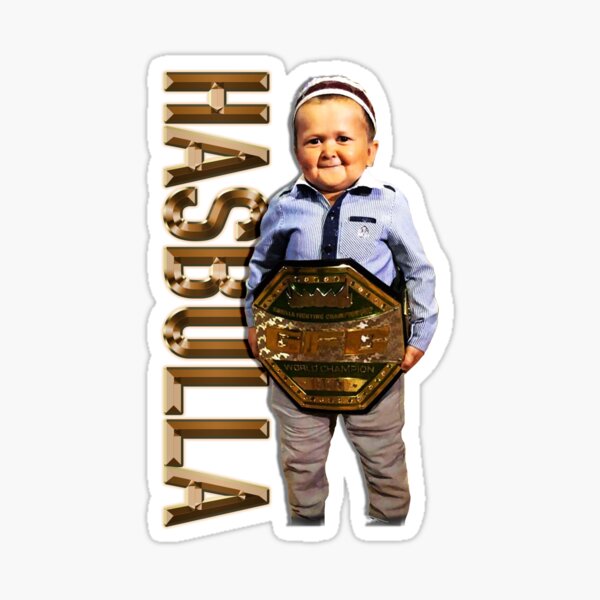 "Hasbulla " Sticker for Sale by tunedesign | Redbubble