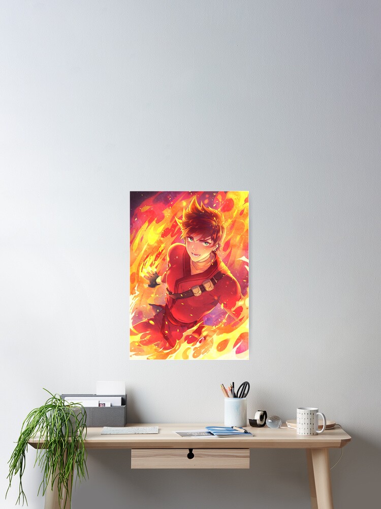 "Master of Fire" Poster by neko-rina | Redbubble