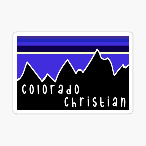 "Colorado Christian CCU Mountain Logo" Sticker for Sale by katiemod ...