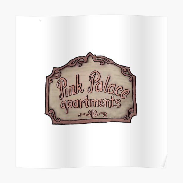 "Coraline Pink Palace sign sticker!" Poster by offlindaa | Redbubble