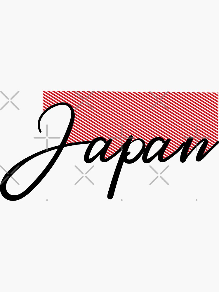 "JAPAN SIGNATURE FONT DESIGN" Sticker for Sale by Lionceau007 | Redbubble