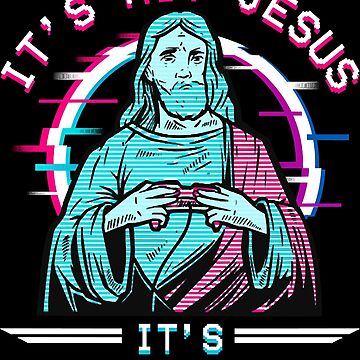 "Funny Christian Gamer Jesus Gamertag Esport Gifts " Photographic Print ...