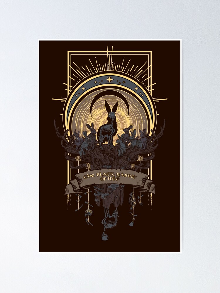"The Black Rabbit of Inlé" Poster for Sale by eranfowler | Redbubble