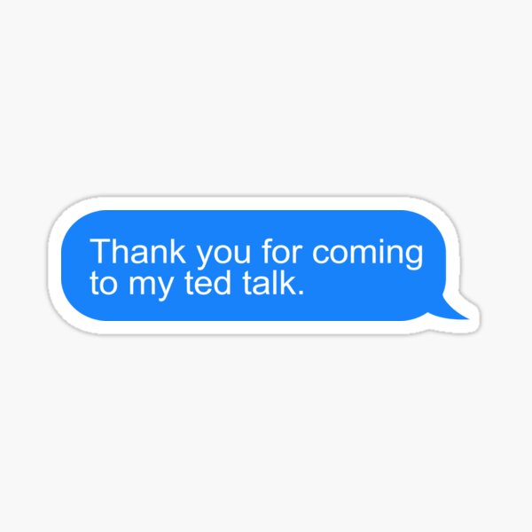 "Funny Text Message" Sticker for Sale by ind3finite | Redbubble