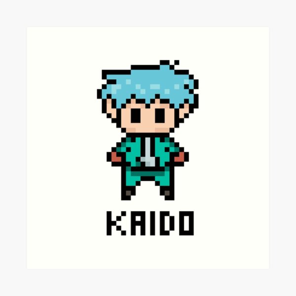 "Shun Kaido Saiki K Pixel Art" Art Print for Sale by AnnaYenardi ...