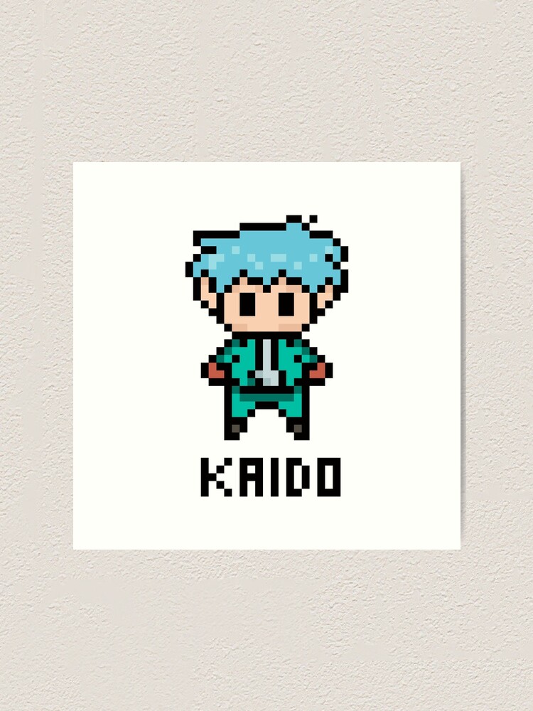 "Shun Kaido Saiki K Pixel Art" Art Print for Sale by AnnaYenardi ...