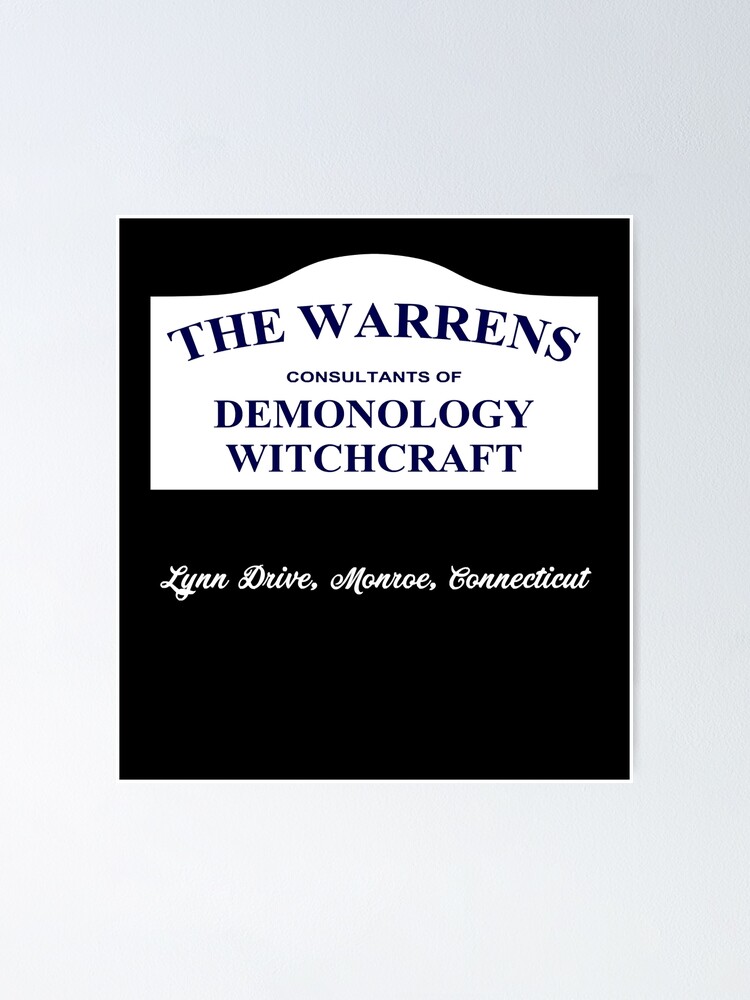 "The Conjuring - The Warrens Sign Classic" Poster for Sale by Hager1992 ...