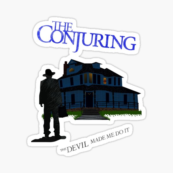 "The Conjuring : The Devil Made Me Do It (original design)" Sticker for ...