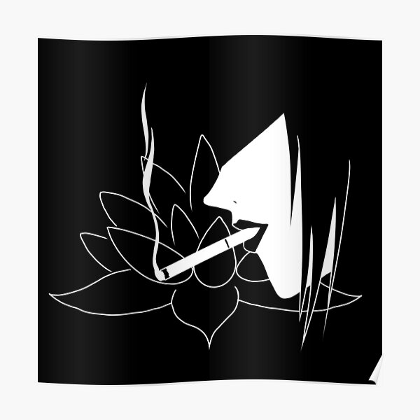 "Nana anime subtle design white" Poster for Sale by sleepingkoi | Redbubble