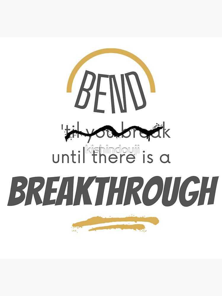 "Breakthrough" Sticker for Sale by kishindouji | Redbubble