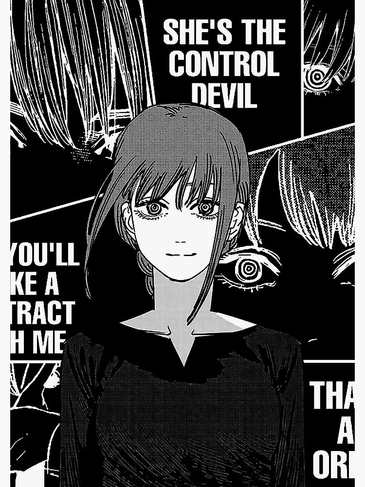 "Makima Manga Panel | Chainsaw man" Spiral Notebook for Sale by AoiDoi ...