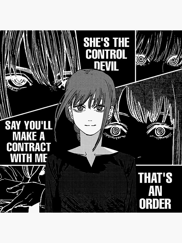 "Makima Manga Panel | Chainsaw man" Poster by AoiDoi | Redbubble