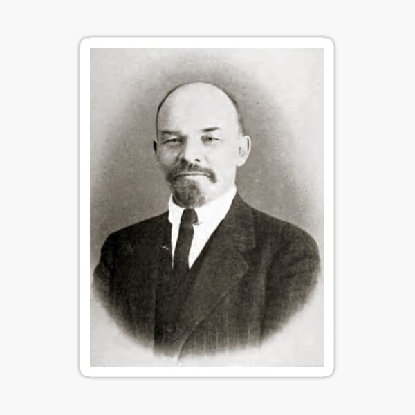 "Vladimir Lenin" Sticker by JDesigningMO | Redbubble