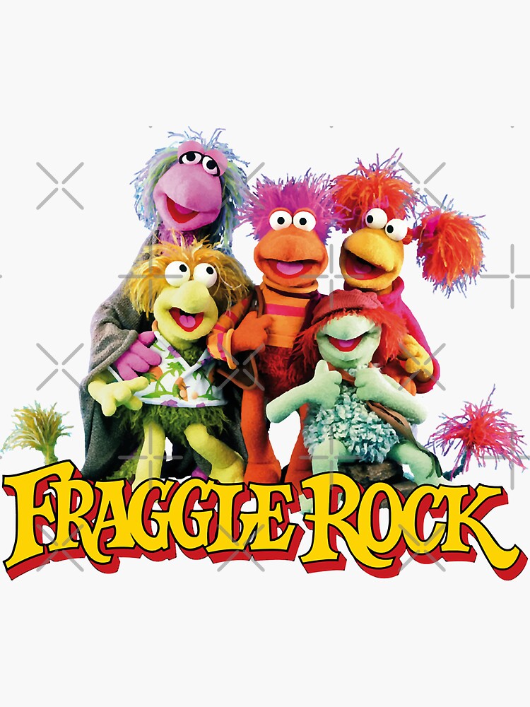 "Fraggle Rock With Logo" Sticker for Sale by BarbaraEric4 | Redbubble