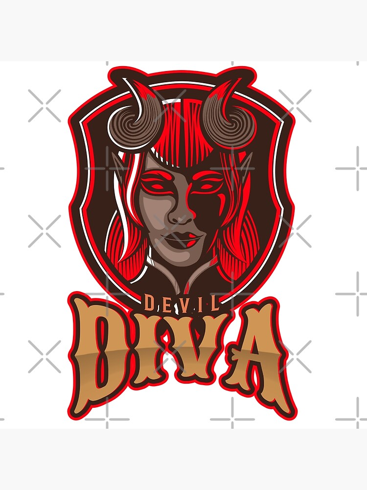 "Devil Diva" Poster for Sale by Art2U | Redbubble