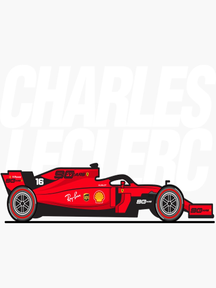 "Charles Leclerc " Sticker by StaticAppare | Redbubble