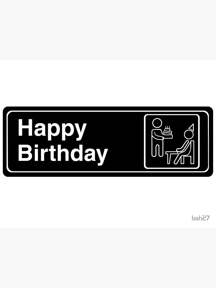 Birthday Sign Inspired By "The Office!" Premium Matte Vertical Poster ...