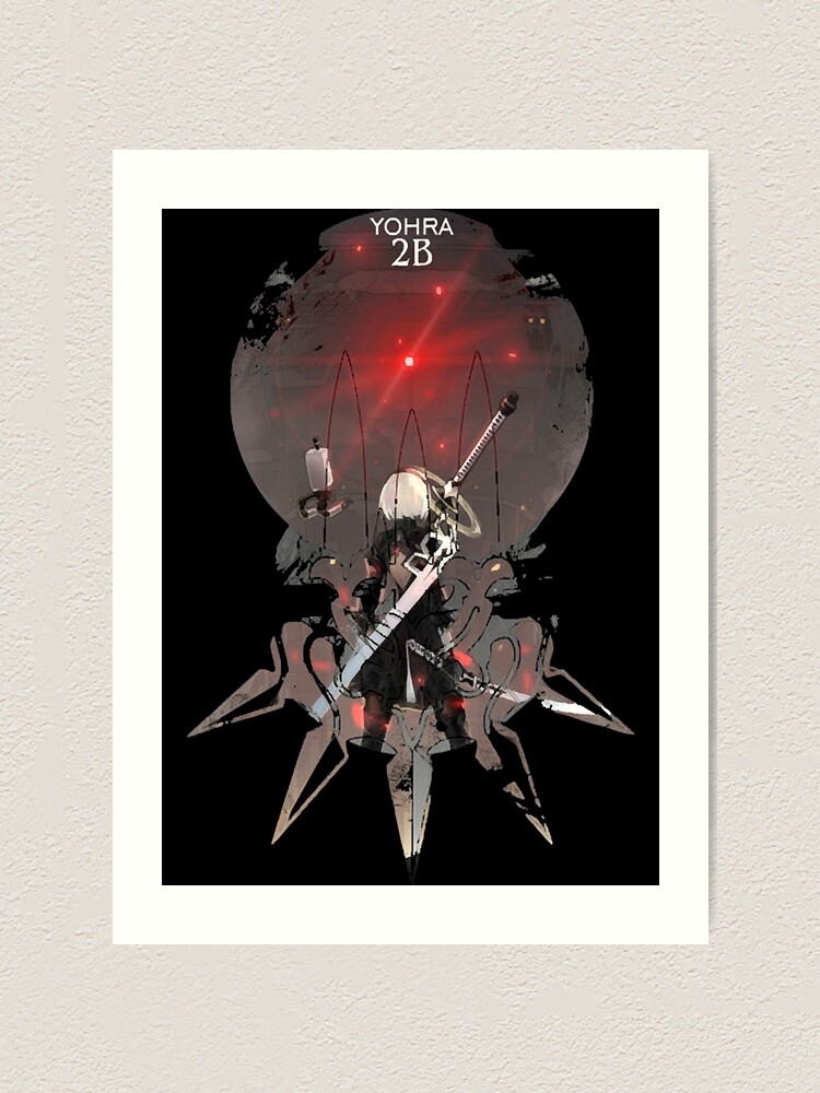 "2B Nier Automata Yohra battle " Art Print for Sale by uonRayhel ...
