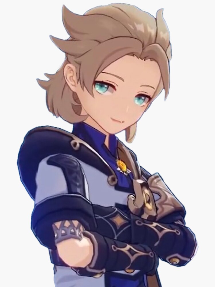 Pegatina «Smug Albedo Smirk» de jenbdesigns | Redbubble