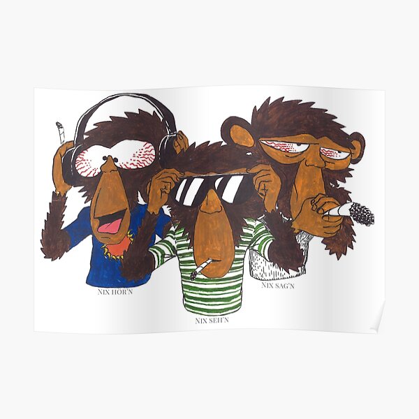 "The 3 monkeys of wisdom - hear nothing, see nothing, say nothing ...