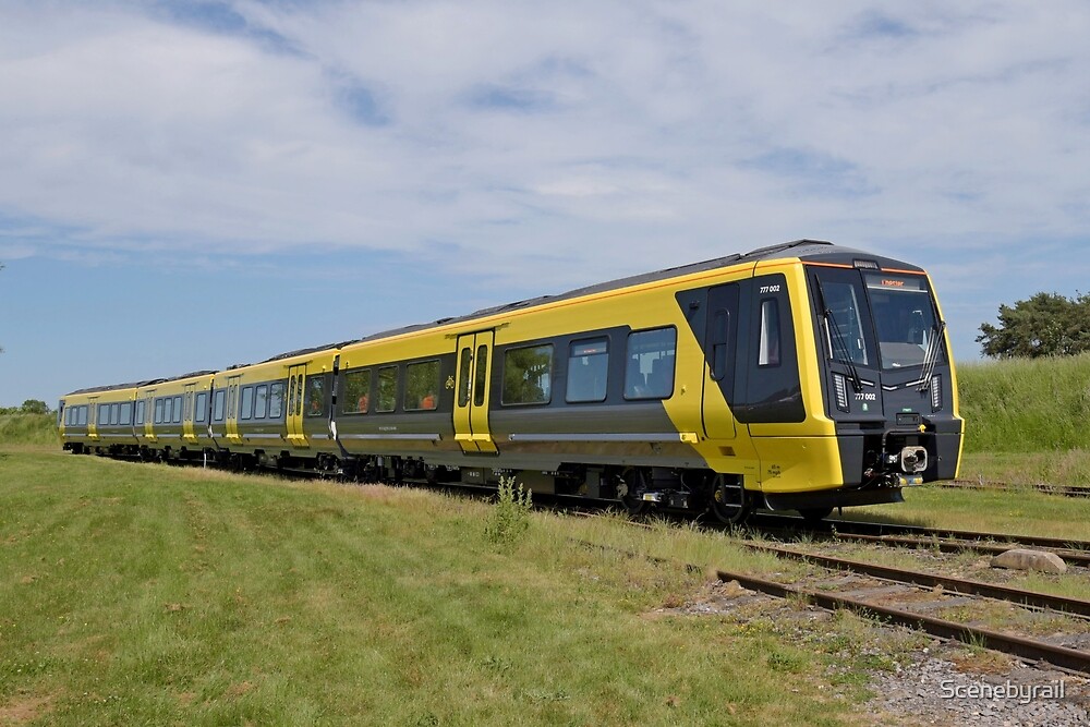 "New Merseyrail class 777 Stadler train " by Scenebyrail | Redbubble
