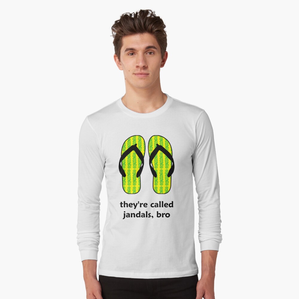 "Jandals Bro" Essential T-Shirt for Sale by nnifty | Redbubble