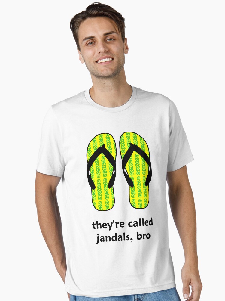"Jandals Bro" Essential T-Shirt for Sale by nnifty | Redbubble