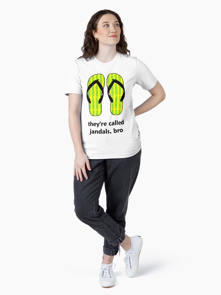 "Jandals Bro" Essential T-Shirt for Sale by nnifty | Redbubble