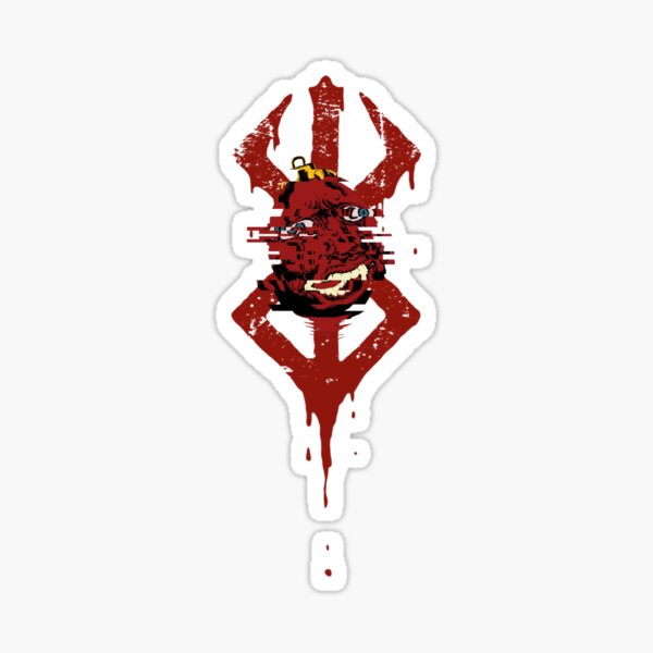 "Egg of the King / Crimson Behelit || Mark of Sacrifice " Sticker for ...